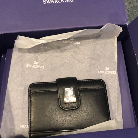 Bags | Swarovski Crystal Embellished Wallet Like New Unused Condition ...